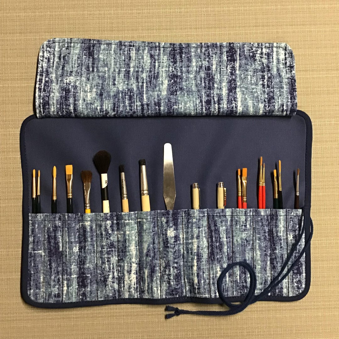 Paintbrush Roll, Paintbrush Organizer/storage, Painters’ Supplies, Art ...