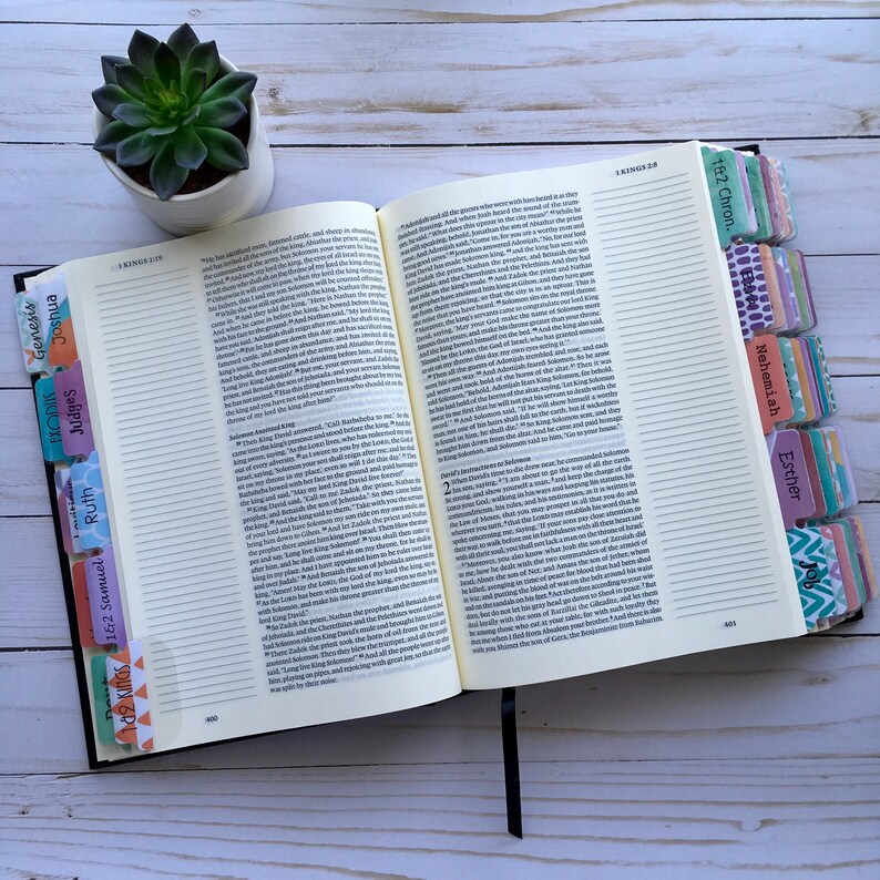 LARGE PRINT Journaling Bible With Tabs Etsy LARGE PRINT Journaling Bible With Tabs Etsy