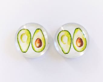 Avocado glass | Etsy