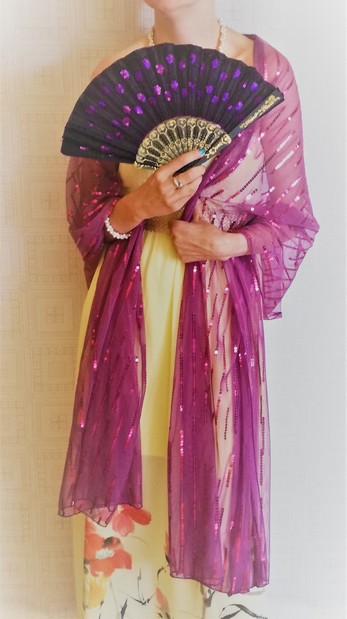 Tulle Shawl Shawl With Sequins Bridesmaid Shawl - Etsy