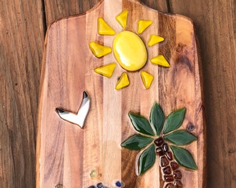 Mosaic Beach Scene | Etsy