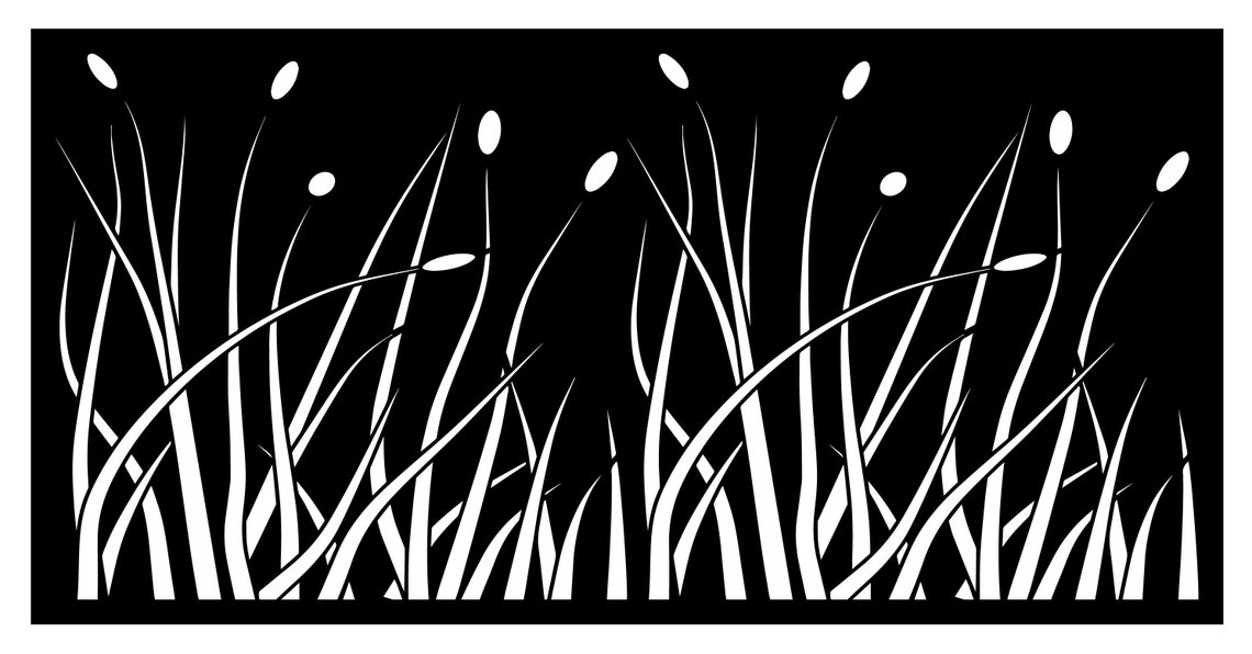 Grass Design-Vector Panel for CNC machineLaser Router | Etsy