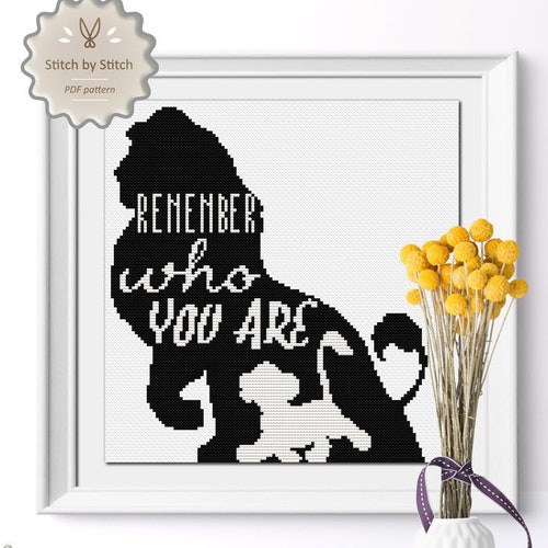Lion King Cross Stitch Pattern Simba Cross Stitch Easy Cross - Etsy