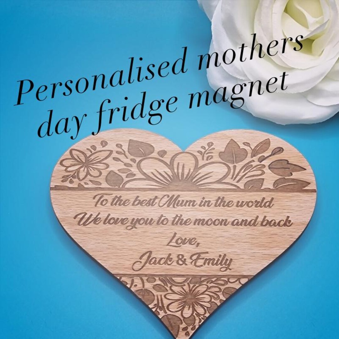 Mothers Day Personalised Fridge Magnet - Etsy