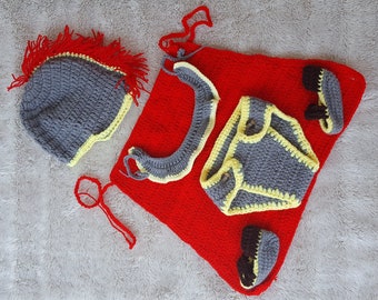 Roman Gladiator Baby Costume / Baby Shower Gift / Photo Shoot / Soldier ...
