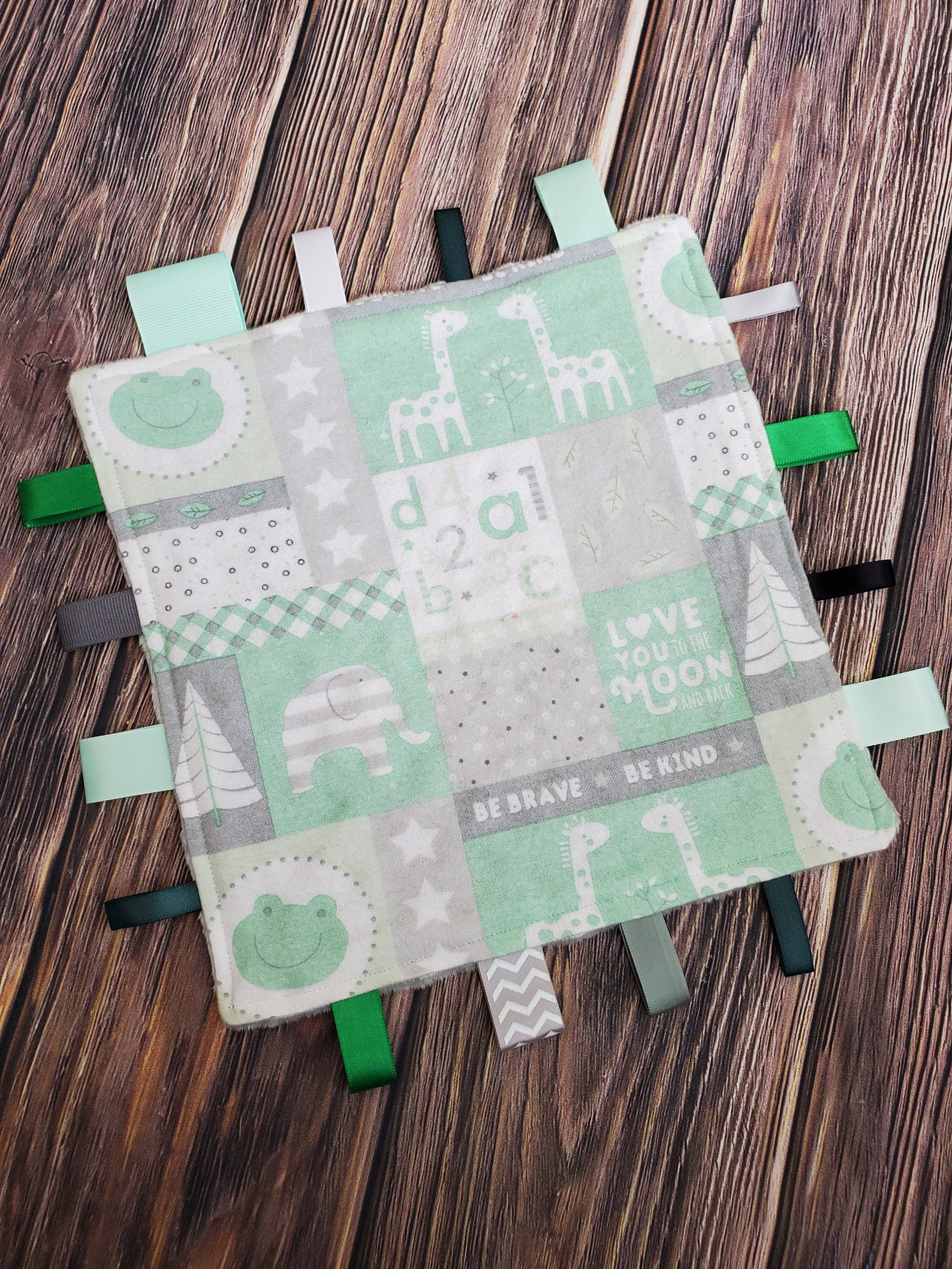 Mint Green Tag Blanket - Etsy