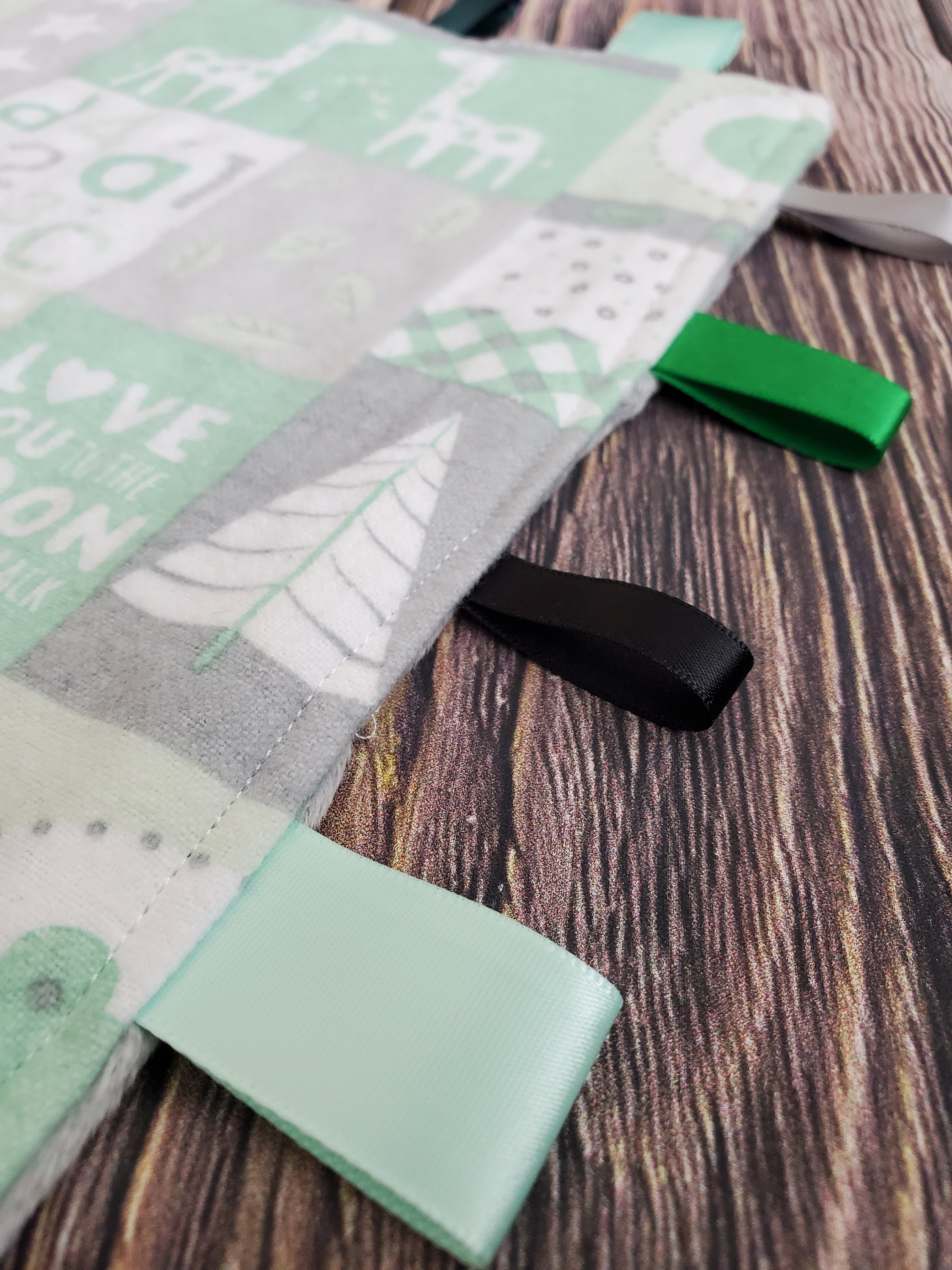 Mint Green Tag Blanket - Etsy