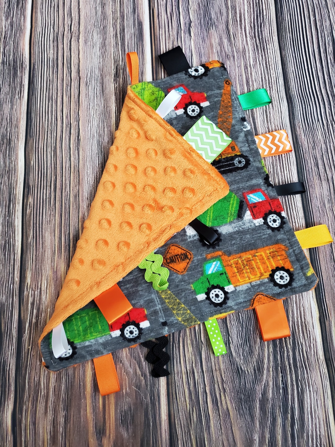 Construction Truck Tag Blanket - Etsy