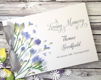 In Loving Memory Book - Etsy UK