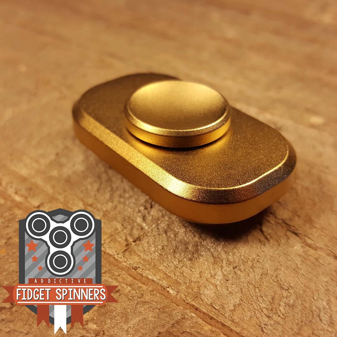 EDC Small Dual Bar Brass Fidget Spinner - Etsy