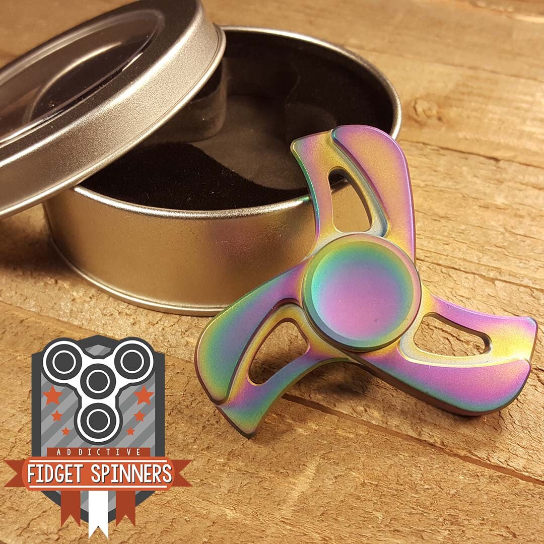 EDC Turbine Stainless Steel Fidget Spinner - Etsy