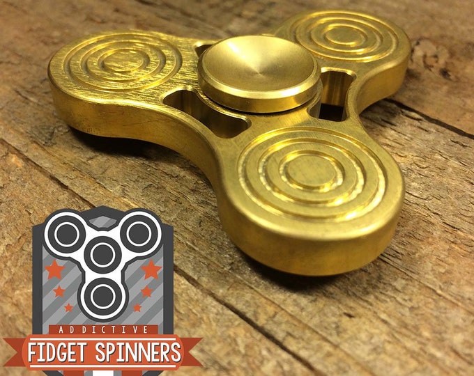 SPINFINITY BOLT (centurion Bronze) Bi-directional Threaded Fidget Bolt ...