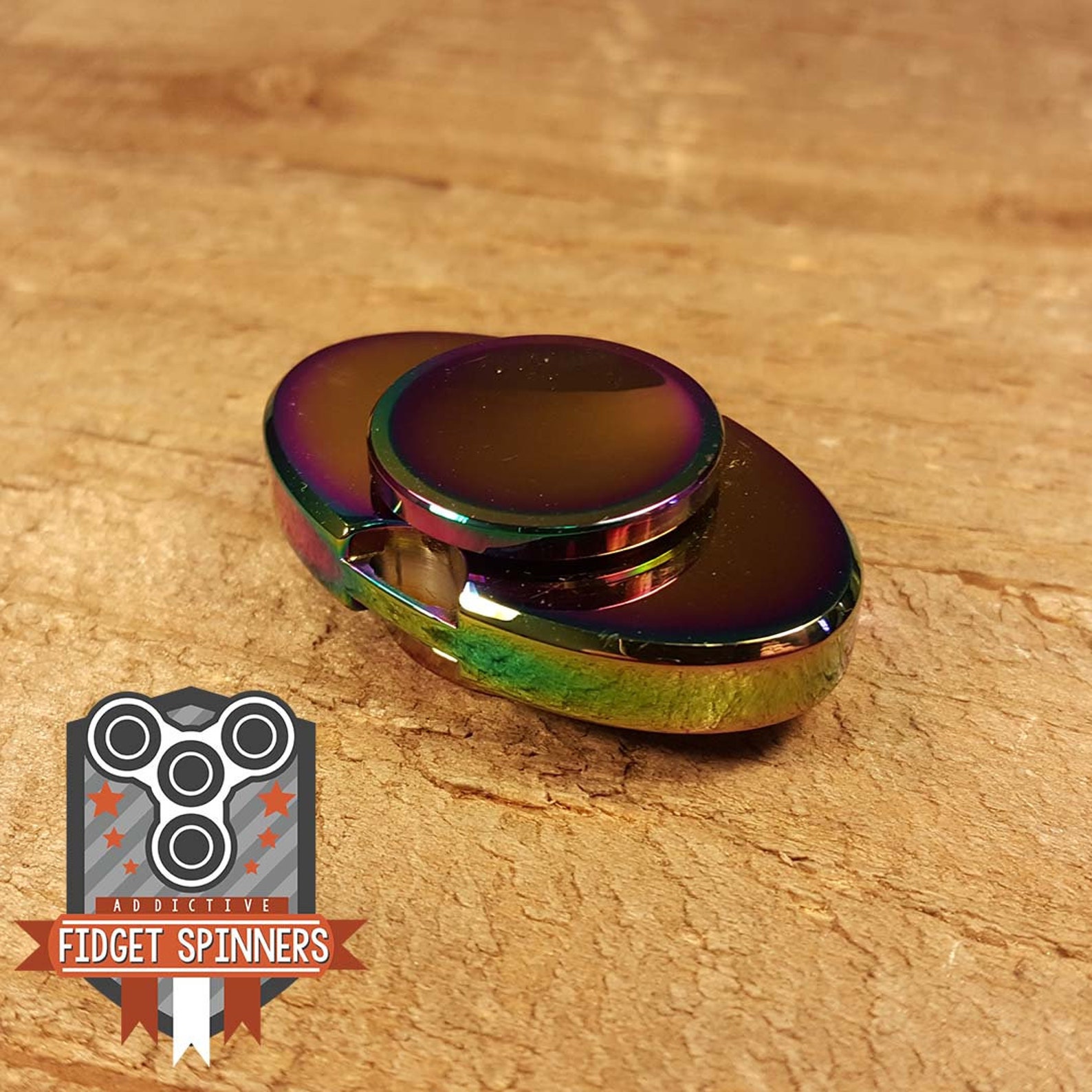 EDC Oval Dual Bar Fidget Spinner (with Key Chain Hole) - Etsy