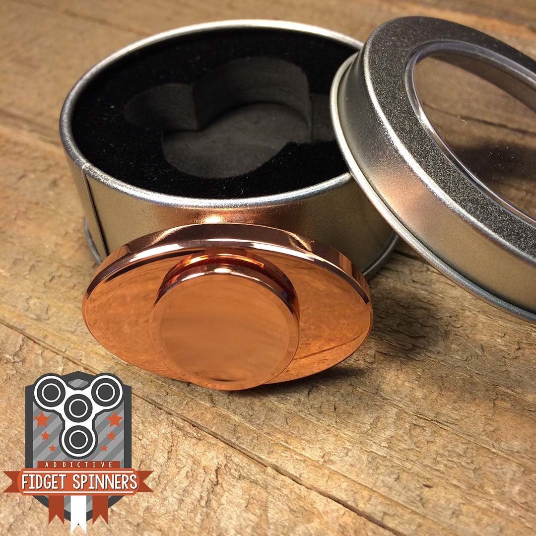 EDC Oval Dual Bar Stainless Steel Fidget Spinner - Etsy