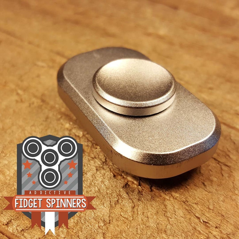 EDC Small Dual Bar Brass Fidget Spinner - Etsy