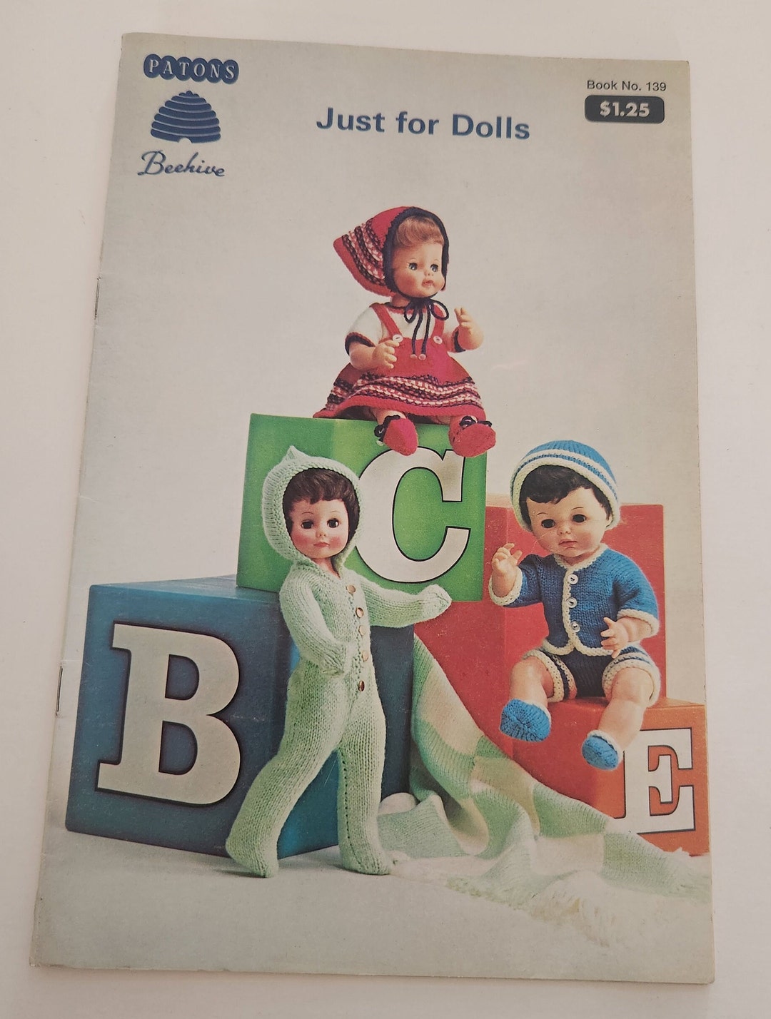 Beehive Knitting Pattern Book Just for Dolls Book No. 139 - Etsy