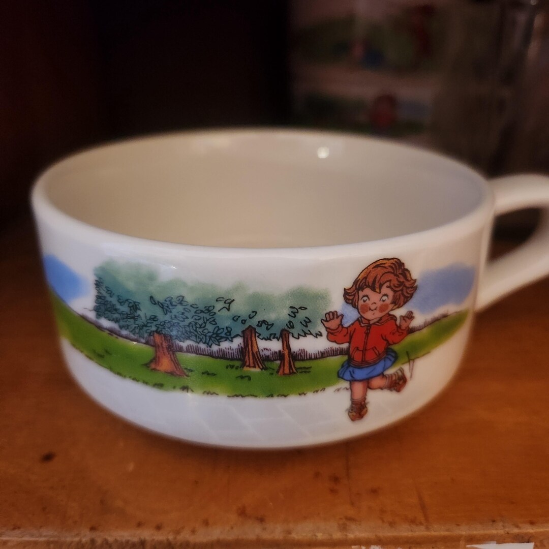 Vintage Campbell’s Soup Kids Bowl Mug - Hopscotch Scene – 1980s ...