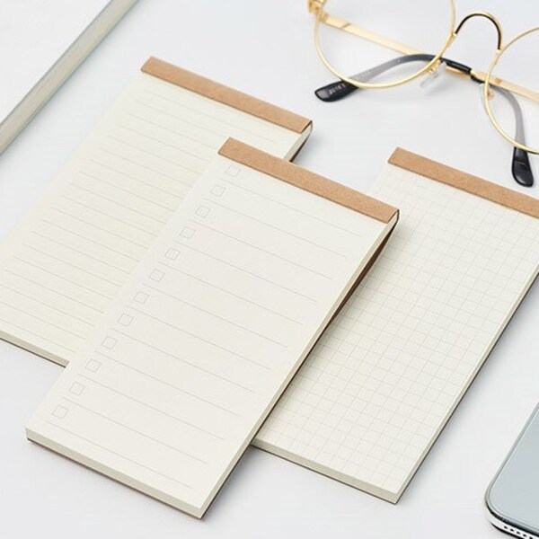 Lined Note Pad - Etsy