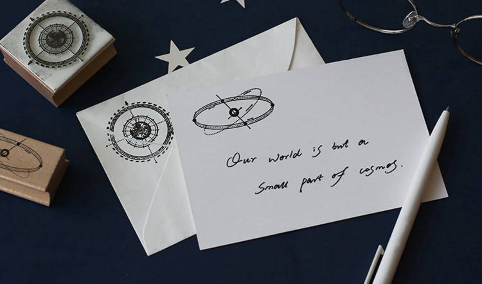 Galaxy Wooden Stamp Set Stars Stamp Universe Stamp Wood | Etsy