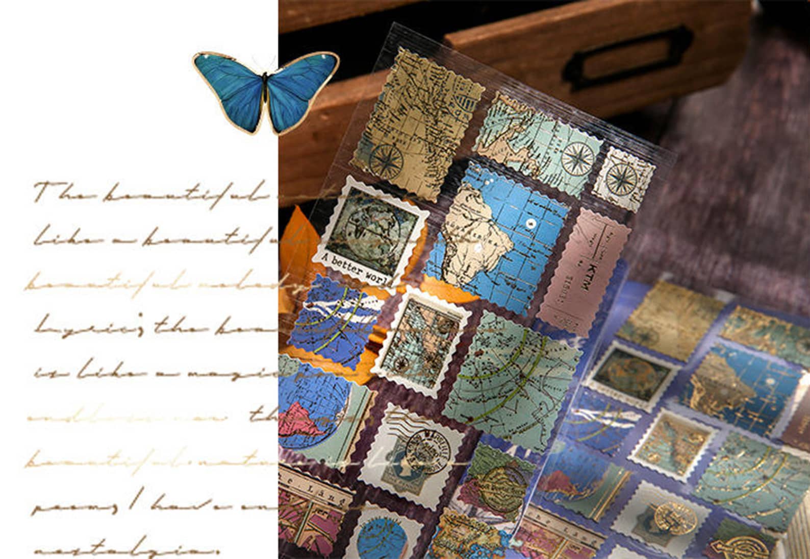 Vintage Memories Stickers Pack Plants Sticker Little | Etsy