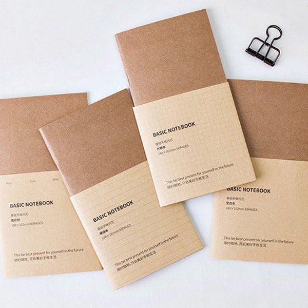 Minimal Notebook - Etsy
