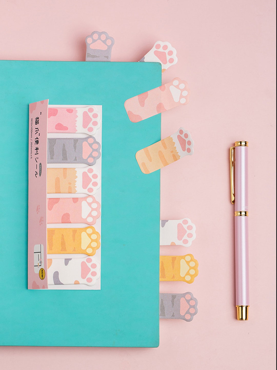 Japan Cat Paws Sticky Notes Collection Kitty Memo Notes Cat Claws ...