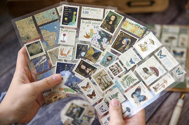 Vintage Memories Stickers Pack Plants Sticker Little | Etsy