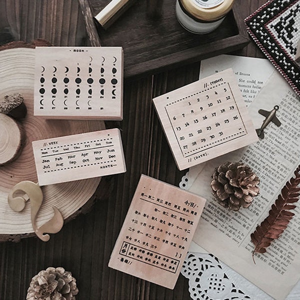 Calendar Stamp - Etsy