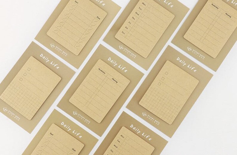 To-Do List Sticky Notes Set Time Table Memo Note Daily | Etsy To-Do List Sticky Notes Set Time Table Memo Note Daily | Etsy