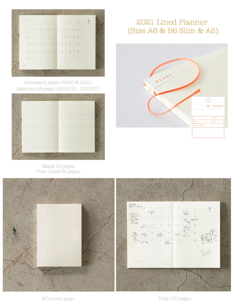 Story of 2021 Planner Monthly Notebook Schedule 2021 Lined | Etsy