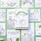 Rabbit Postcard - Etsy