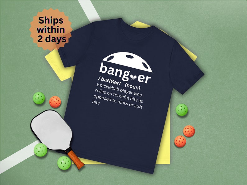 Funny Pickleball "banger" Definition T-shirt - Etsy