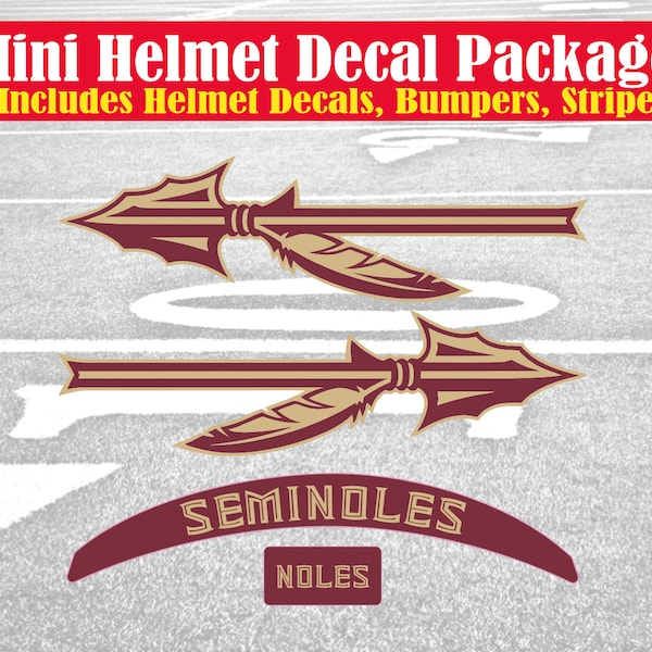 Florida State Helmet Stickers - Etsy