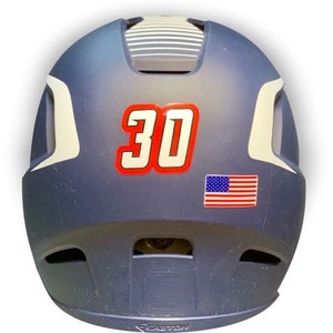 Custom 1 1/2 Inch 0-9 Dye-cut Helmet Number Sheets, Baseball Numbers ...