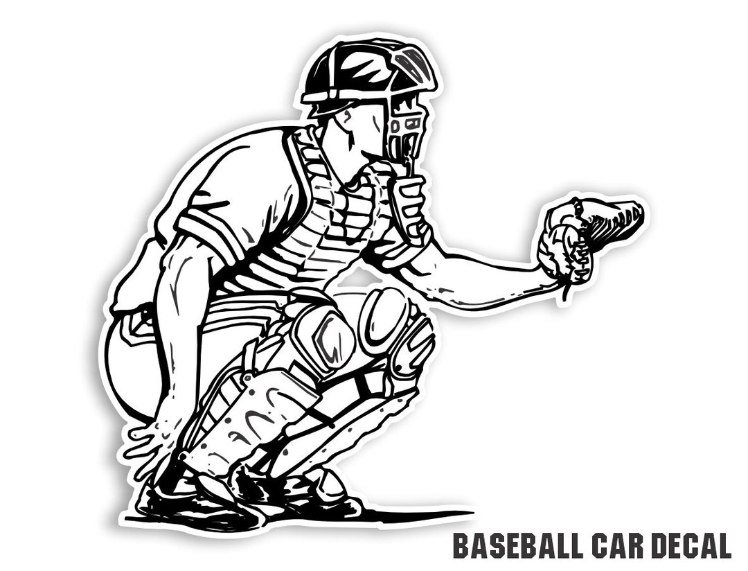 Baseball Vinyl Car Window Decal Sticker Gifts for Coach Mom Dad Grandma ...