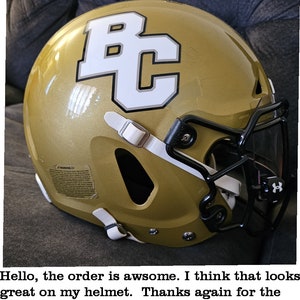 Custom Ice Hockey Helmet Decals Stickers Package Includes Side Helmet ...