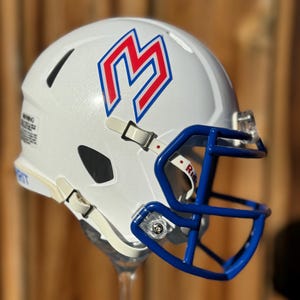 Custom Riddell Speed Mini Football Helmet Sticker Package Includes Side ...