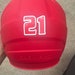 Custom 1 1/2 Inch Individual Helmet Numbers Dye Cut for Each Player ...