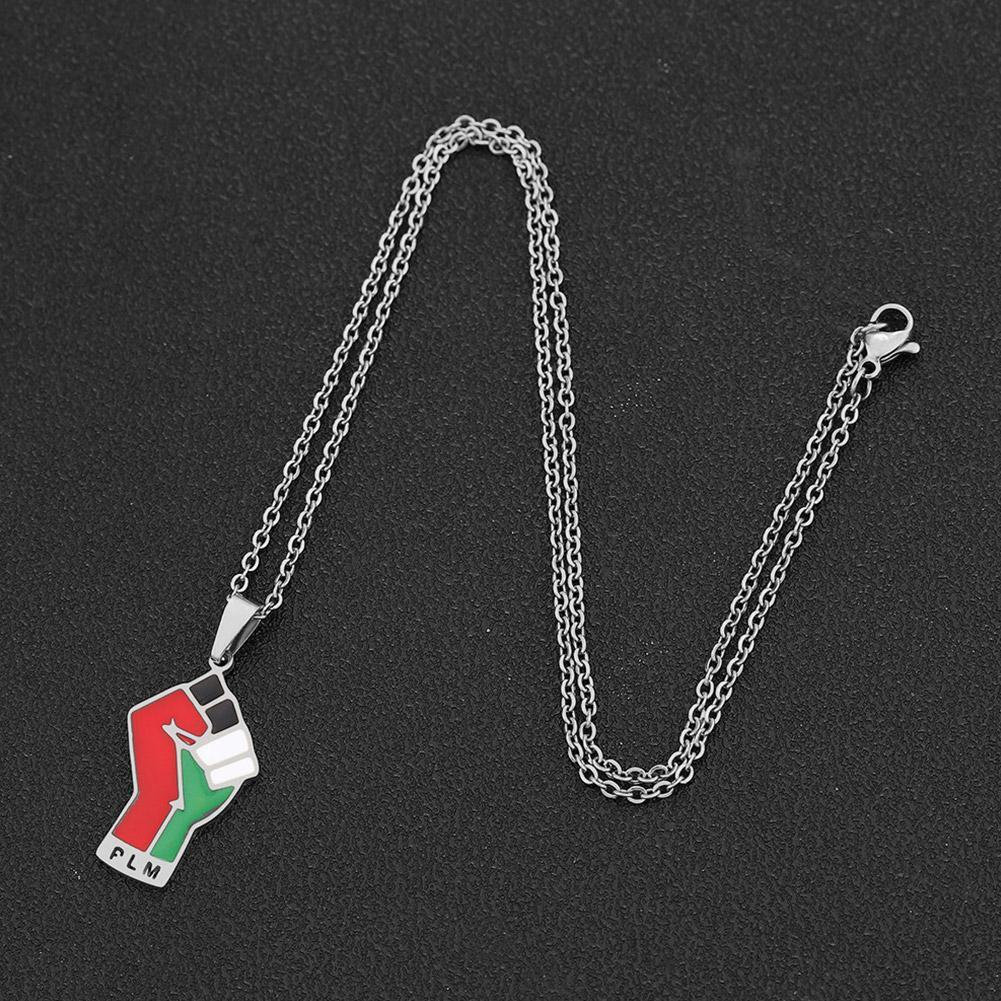 Palestine Flag Necklace | Beautiful Map of Gaza Palestine Chain ...