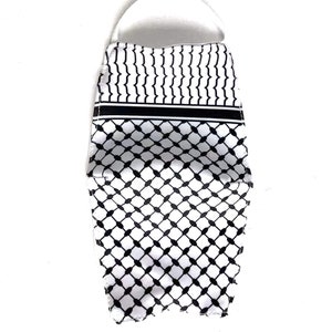Palestine Face Mask Keffiyeh Design - Protest Peace Gaza - Etsy