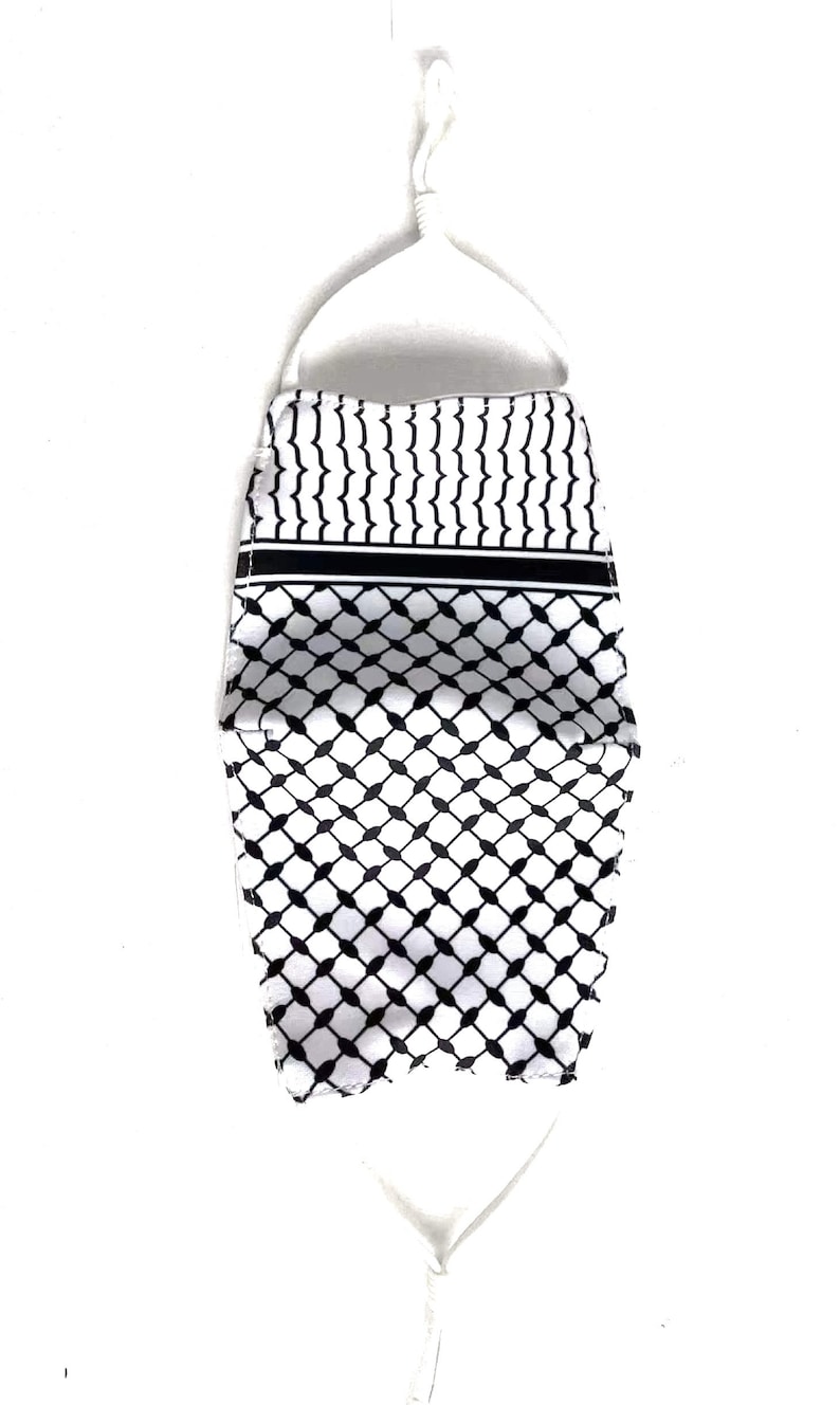 Palestine Face Mask Keffiyeh Design - Protest Peace Gaza - Etsy