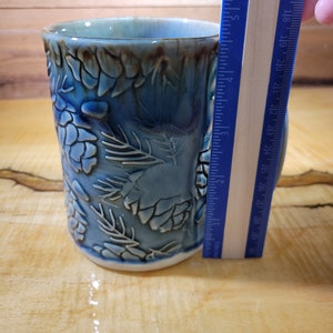 Pine Cone Pottery Mug - Etsy