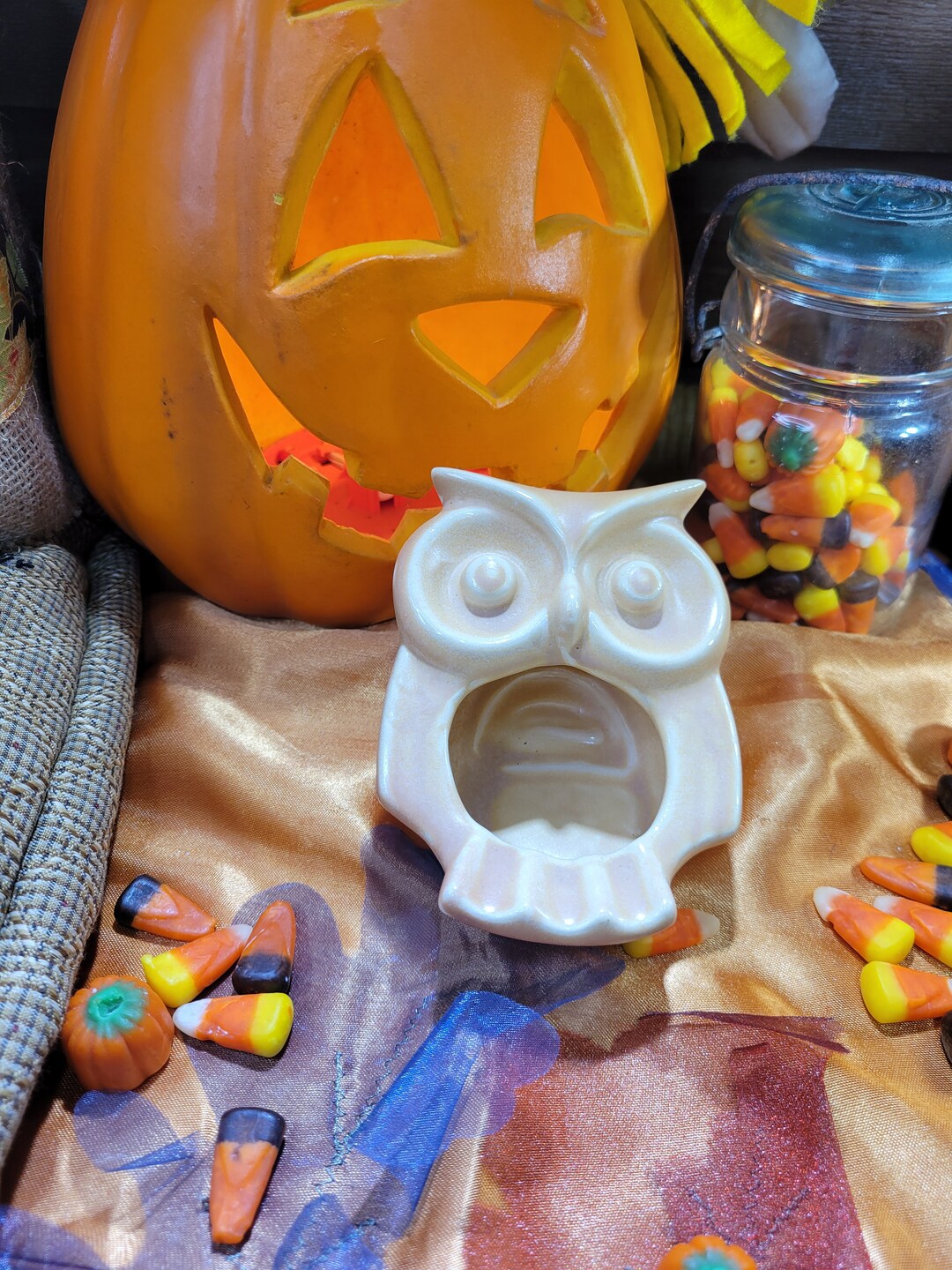 Owl Pottery Ashtray or Other Use - Etsy