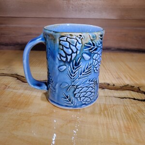 Pine Cone Pottery Mug - Etsy