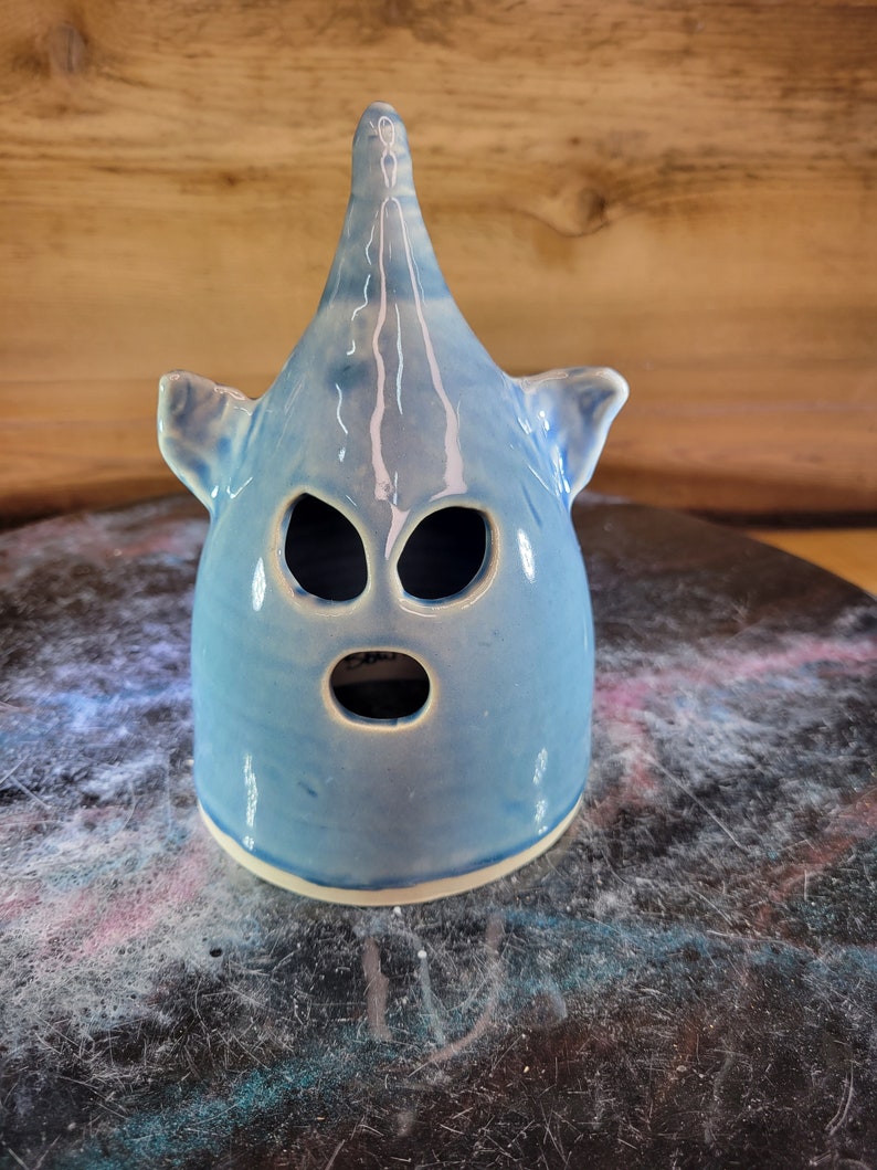 Pottery Ghost / Cat Ghost Luminary 2 Different Available Your - Etsy