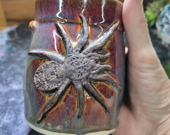Spider Pottery Mug - Etsy
