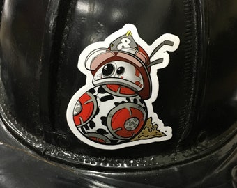 Vinyl Iron PPE Firefighter Sticker - Etsy