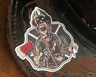 Vinyl Iron PPE Firefighter Sticker - Etsy