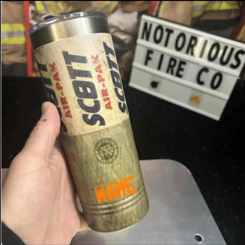 SC8TT SCBA - Personalized - Stainless Steel - 22oz Insulated Tumbler - Etsy