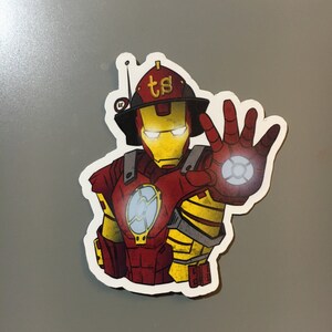 Vinyl Iron PPE Firefighter Sticker - Etsy